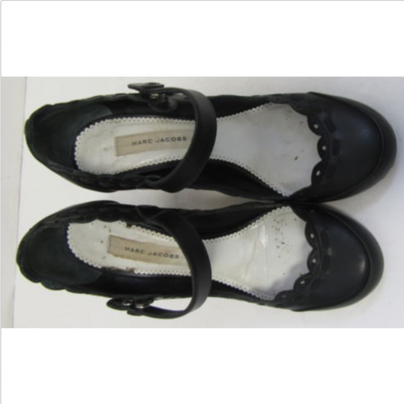 Marc Jacobs | Shoes | Marc Jacobs Black Mary Jane Heels Sz 36 | Poshmark